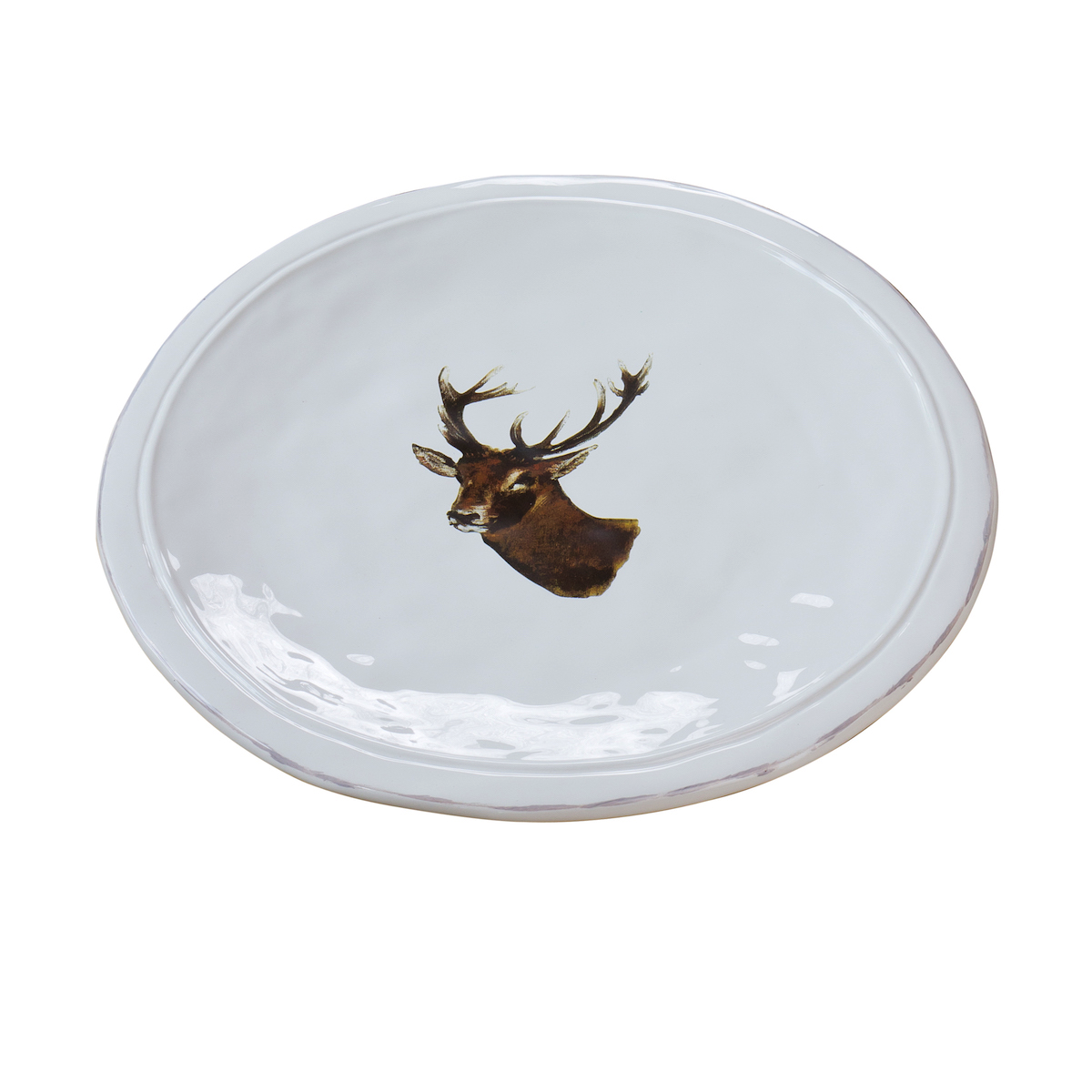 Assiette plate cerf 25 cm Chehoma - Cosy Maison