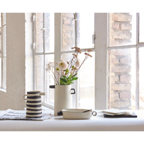 Vase en grès Rayu Ø13cm par Asa Sélection - Cosy Maison