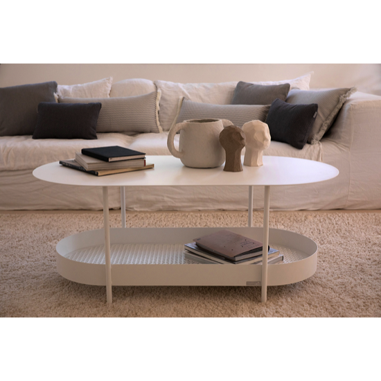 Déco Montagne - Table basse Salsa Gris Argile - Fermob